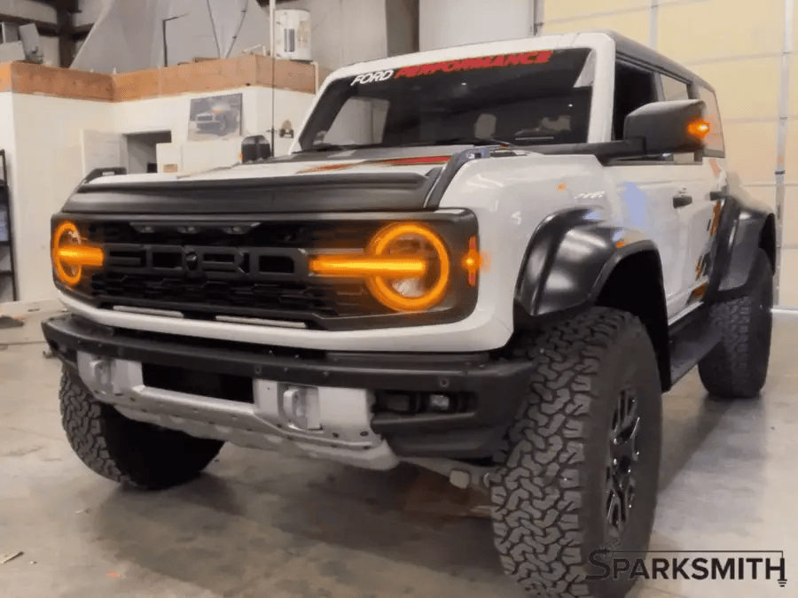 Ford Bronco Animated DRL Grille Bar Installation