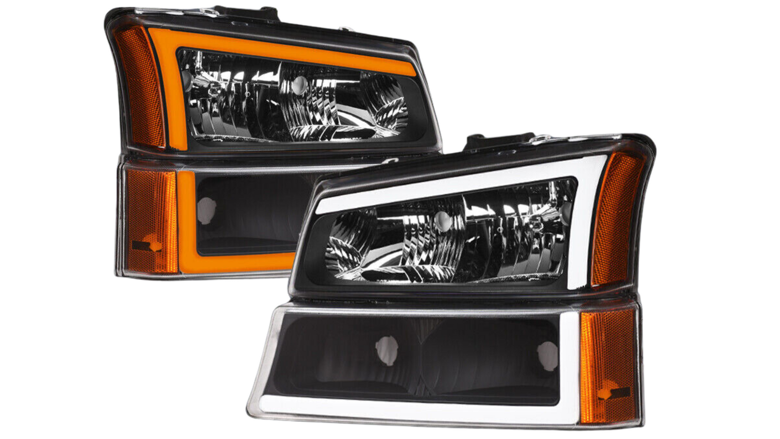 Cat Eye Silverado Headlights & Tail Lights: Complete LED Assemblies fo ...